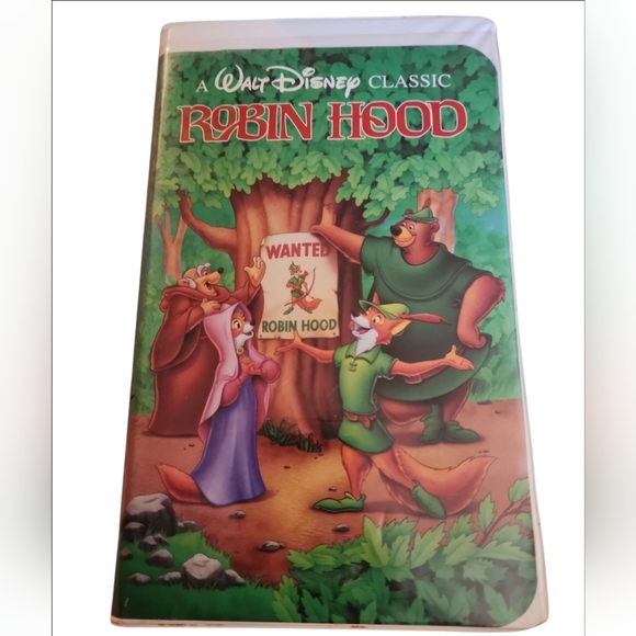 Disney Media Walt Disney Robin Hood Vhs Black Diamond The Classics